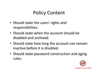 Lecture 12 security policy | PPT