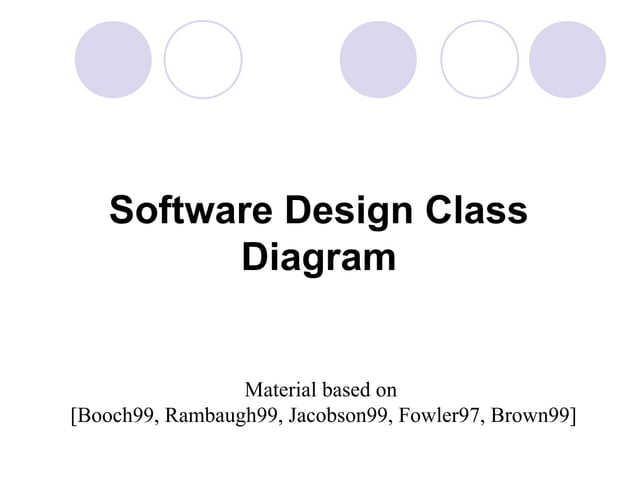 Lecture12 software design class diagram | PPT