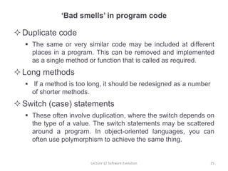 Lecture 12 Software Engineering Evolution | PPT
