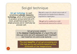Techniques for synthesis of nanomaterials (II) | PDF