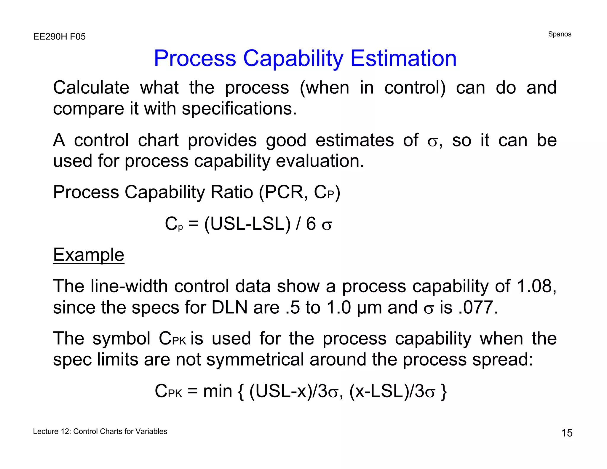Variable charts | PDF