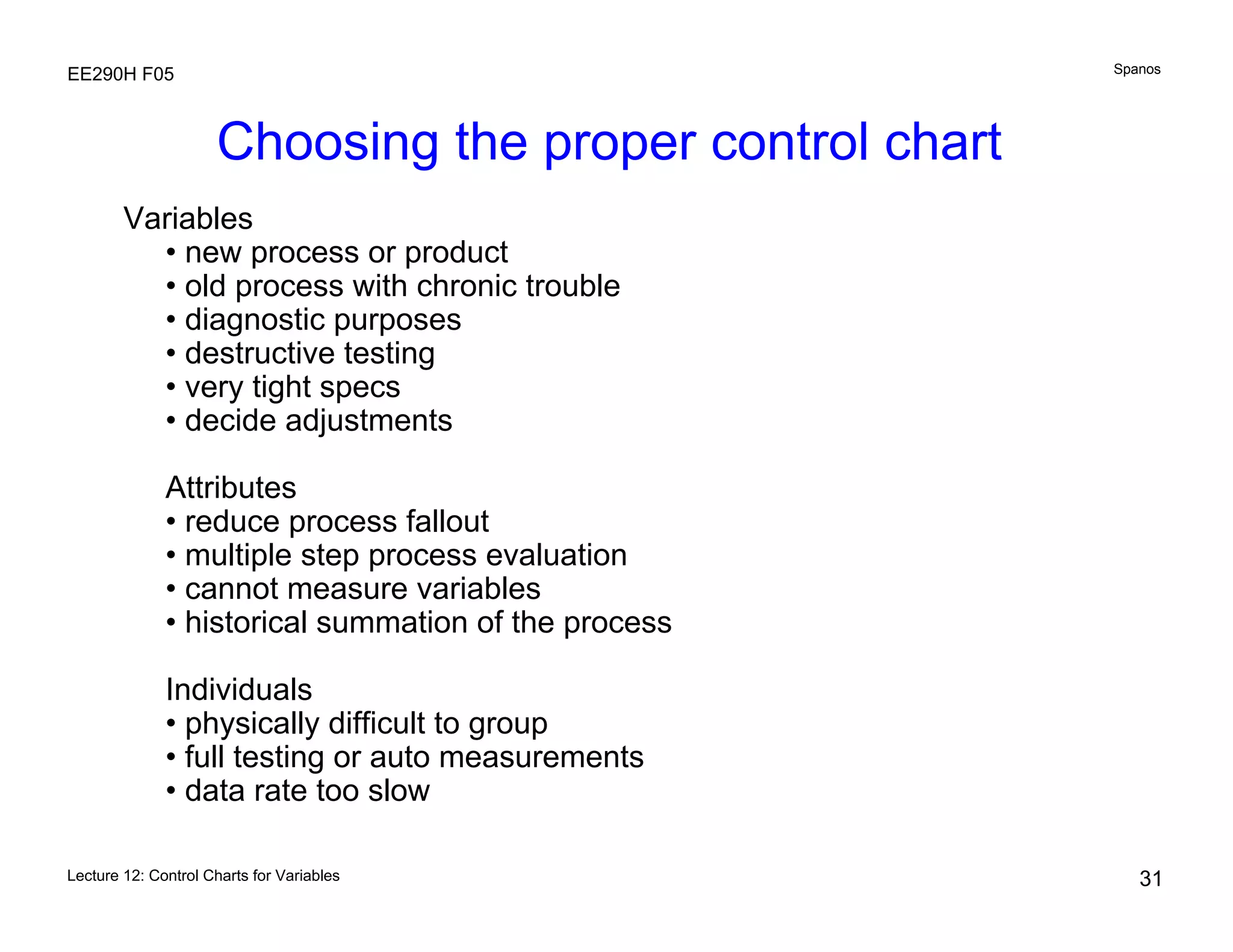 Variable charts | PDF