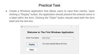 LECTURE 12 WINDOWS FORMS PART 2.pptx