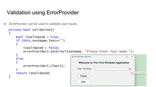 LECTURE 12 WINDOWS FORMS PART 2.pptx