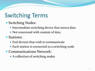 Switching Techniques Lecture12,wireless | PPTX | Computer Networking ...