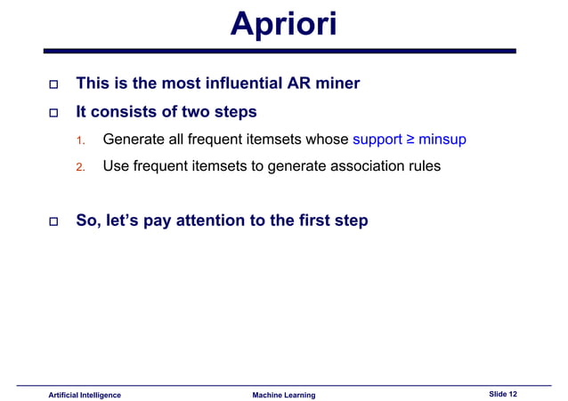 Lecture13 - Association Rules | PDF | Databases | Computer Software and Applications