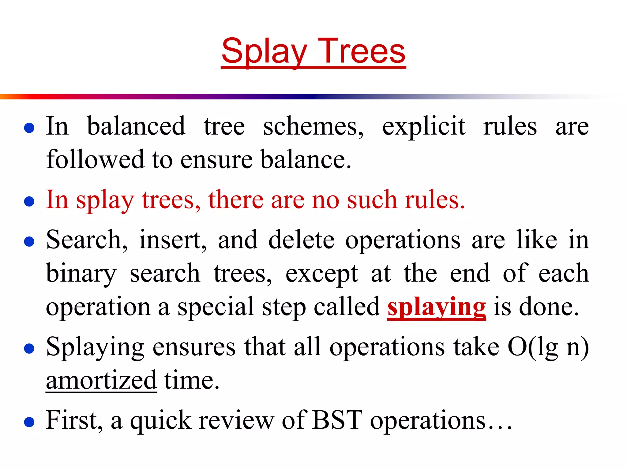Splay Tree | PDF