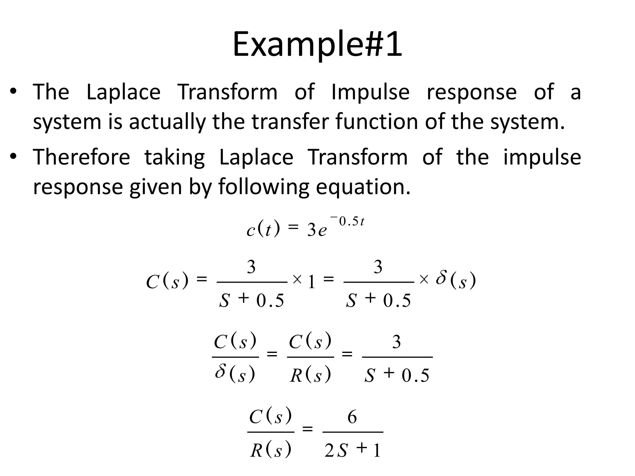 Lecture 13 14-time_domain_analysis_of_1st_order_systems | PPTX