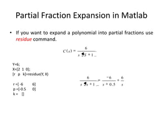 Lecture 13 14-time_domain_analysis_of_1st_order_systems | PPTX