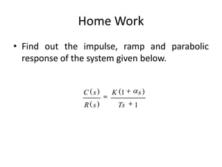 Lecture 13 14-time_domain_analysis_of_1st_order_systems | PPTX