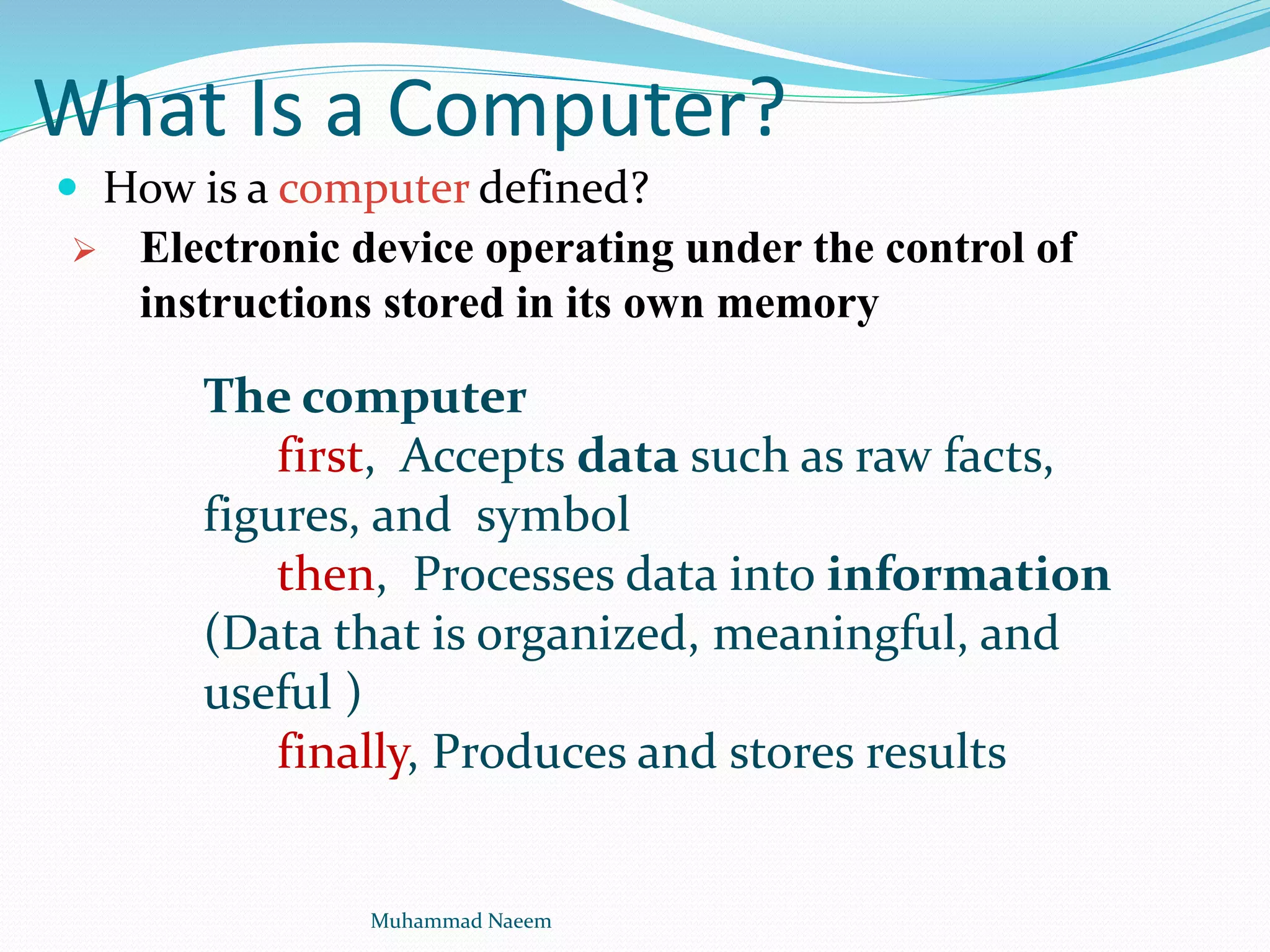 Inroduction To Computer | PPTX