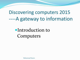Inroduction To Computer | PPT