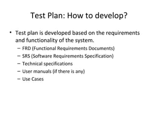 Software Engineering (Software Quality Assurance & Testing ...