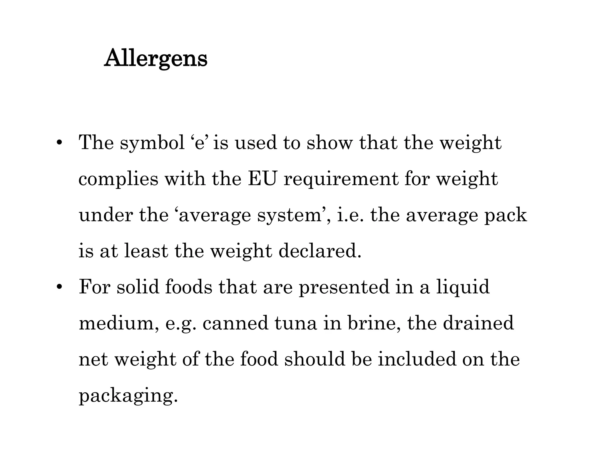 Lecture 13 food labeling | PPTX