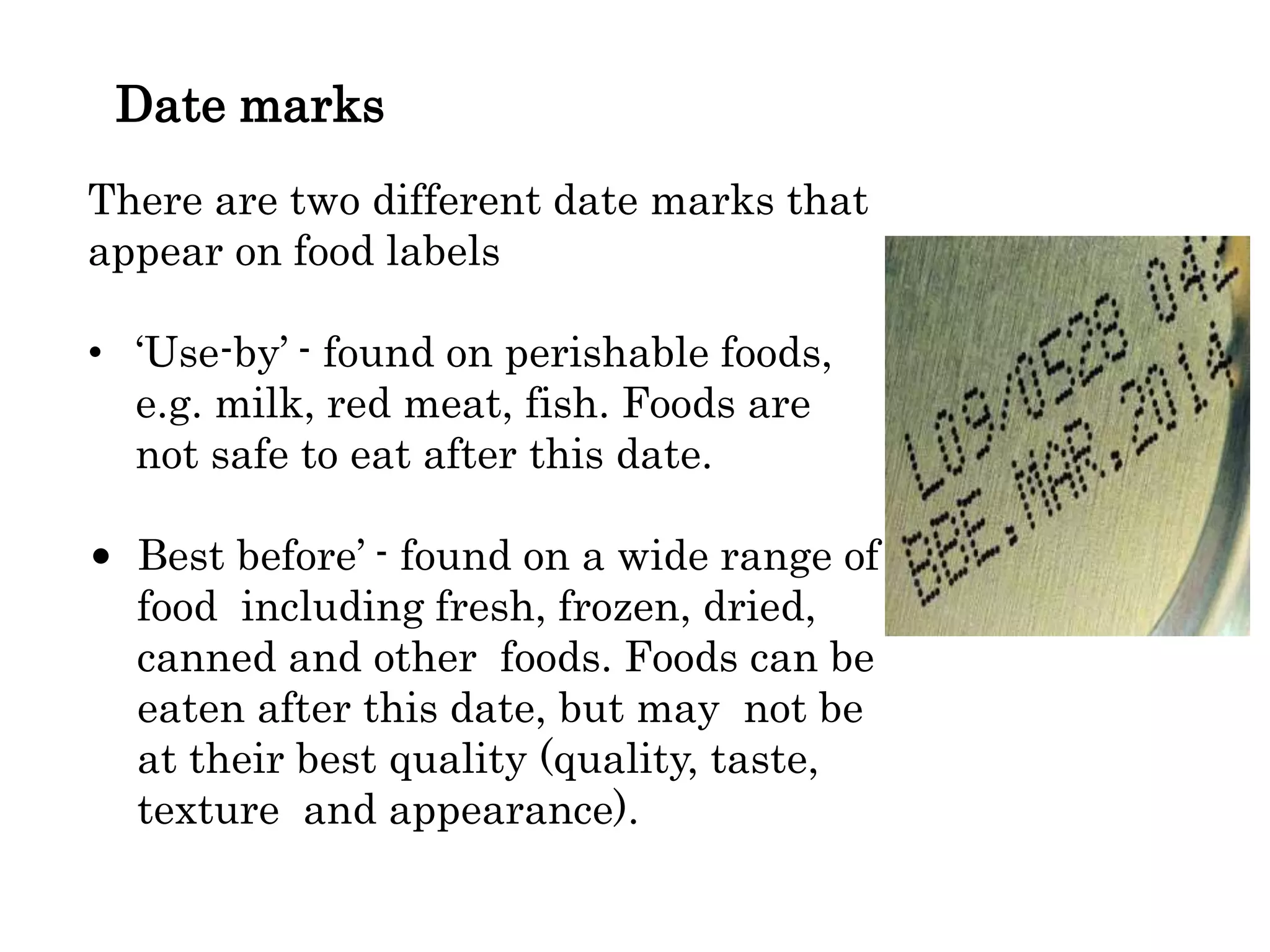 Lecture 13 food labeling | PPTX