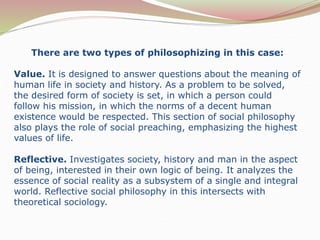 Lecture 13.1 Social philosophy.ppt
