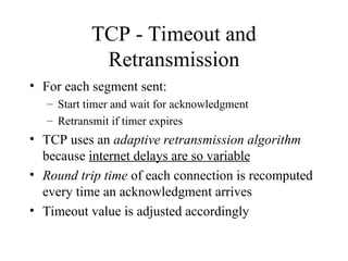 the TCP transmission control protocol | PPT