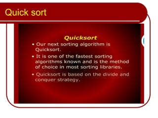 Quick Sort Unlocked: A Deep Dive into Divide-and-Conquer Sorting | PPT