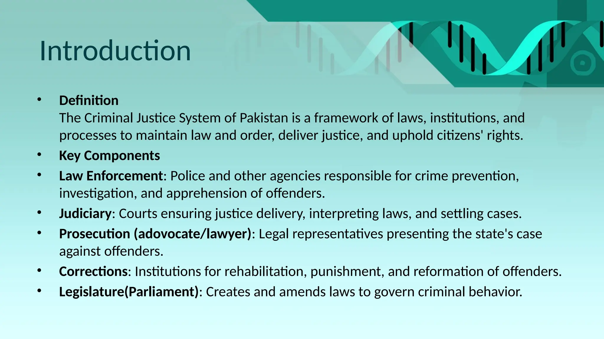 An Importance of DNA in forensics Sciences | PPTX