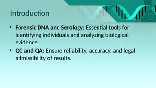 An Importance of DNA in forensics Sciences | PPTX