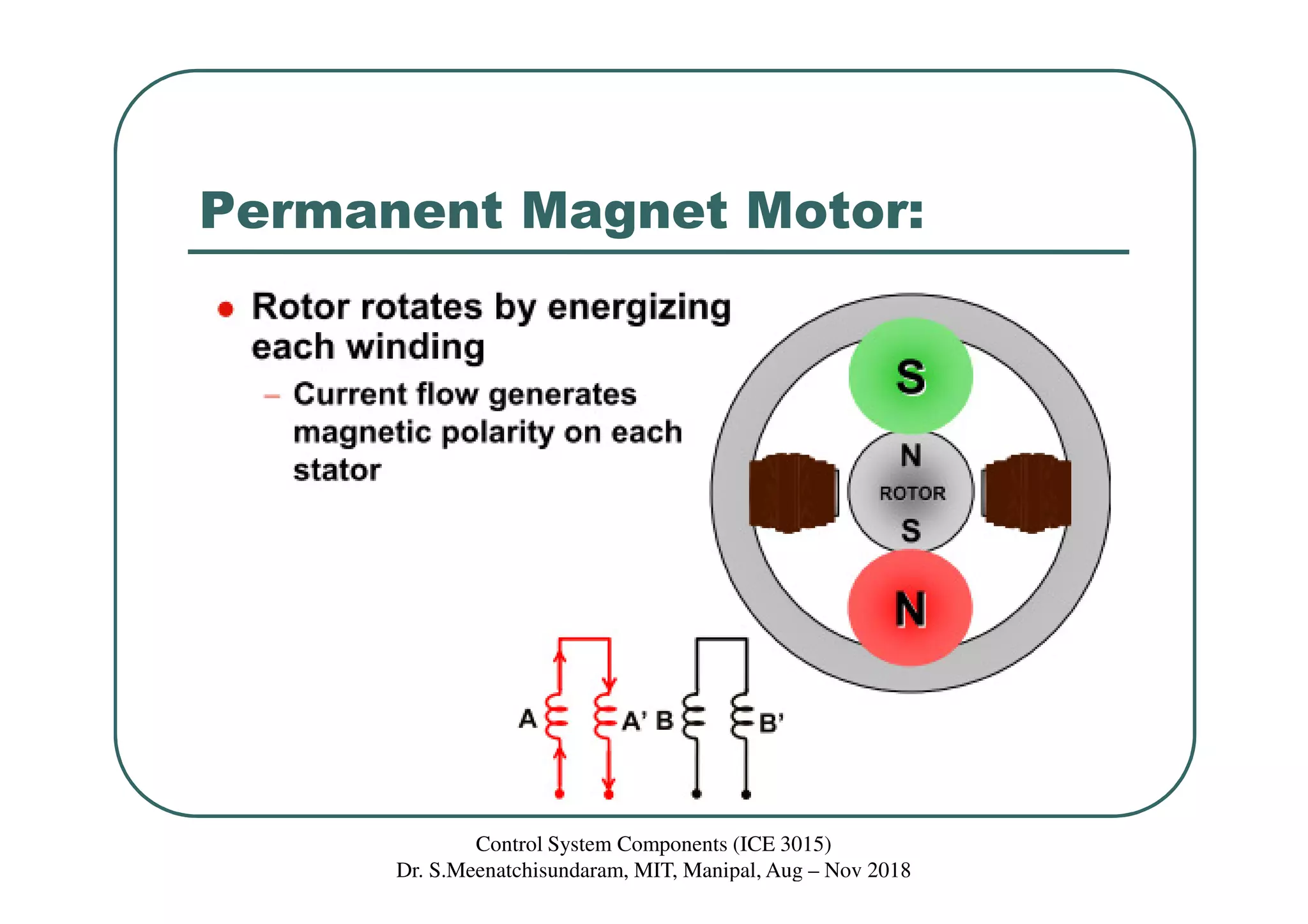 Lecture 13 basics of stepper motor | PPT