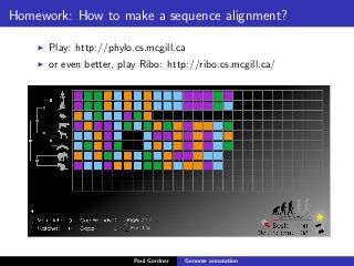 BIOL335: How to annotate a genome | PDF