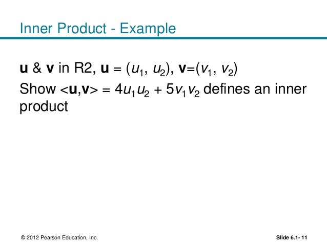 Lecture 13 gram-schmidt inner product spaces - 6.4 6.7
