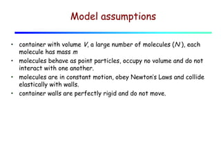 Lecture 13 ideal gas. kinetic model of a gas. | PPT