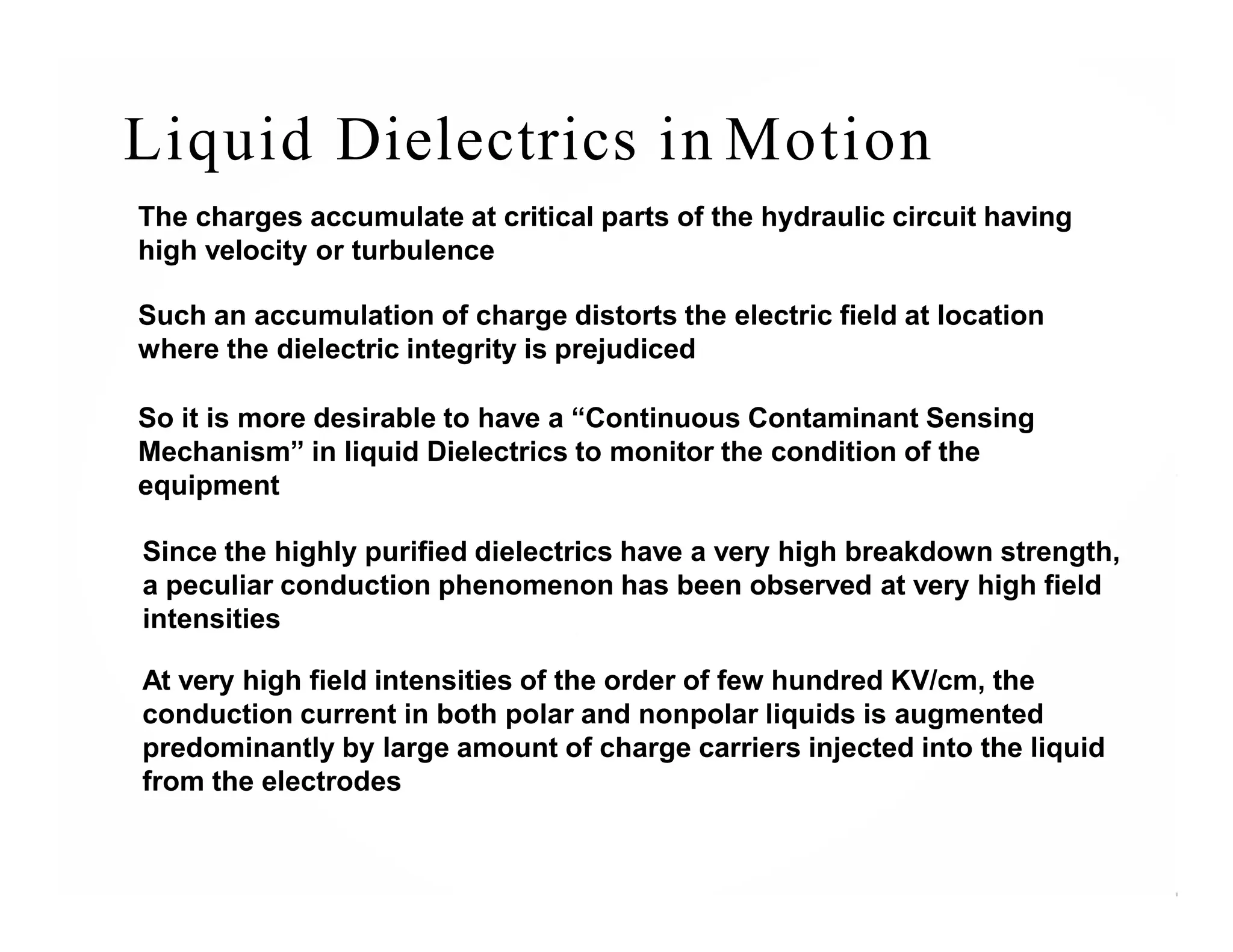 Lecture 13 - Liquid Dielectric and its Types with Breakdown in Liquid Dielectrics ...