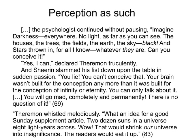 Lecture 13 - Perception/Epistemology | PPT