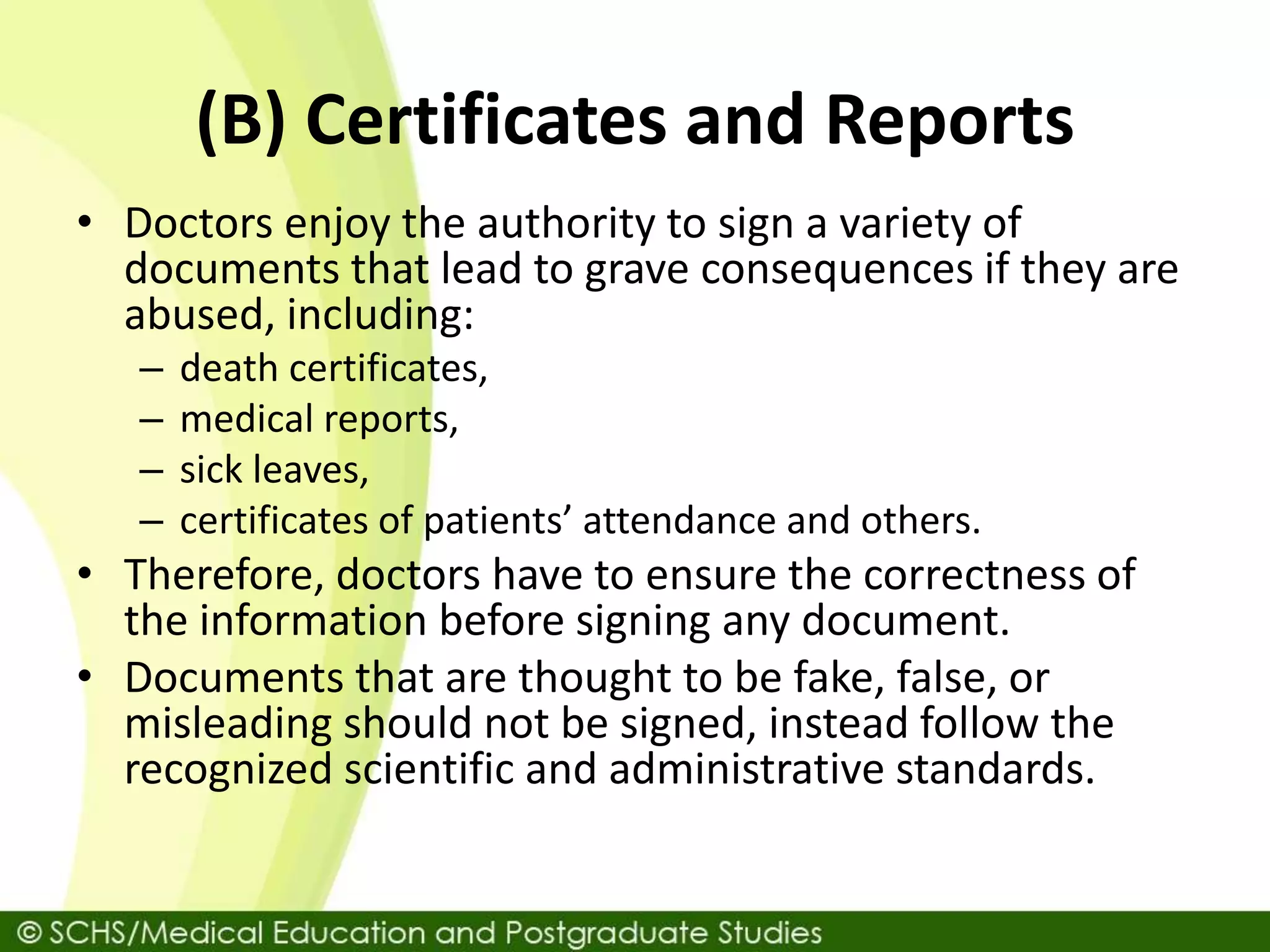 Lecture 13 privacy, confidentiality and medical records | PPTX