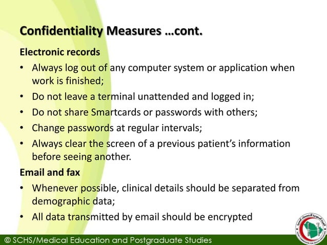 Lecture 13 privacy, confidentiality and medical records | PPTX