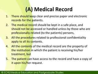 Lecture 13 privacy, confidentiality and medical records | PPTX