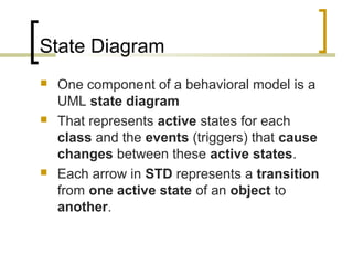 Lecture 13 requirements modeling - flow & behavior (2) | PPT