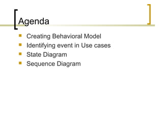 Lecture 13 requirements modeling - flow & behavior (2) | PPT