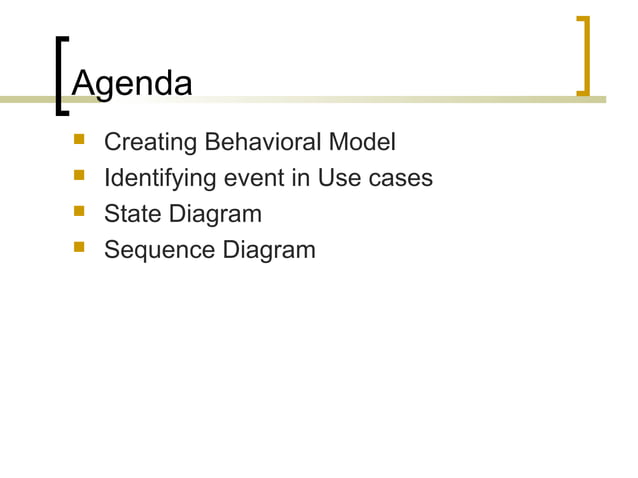 Lecture 13 requirements modeling - flow & behavior (2) | PPT