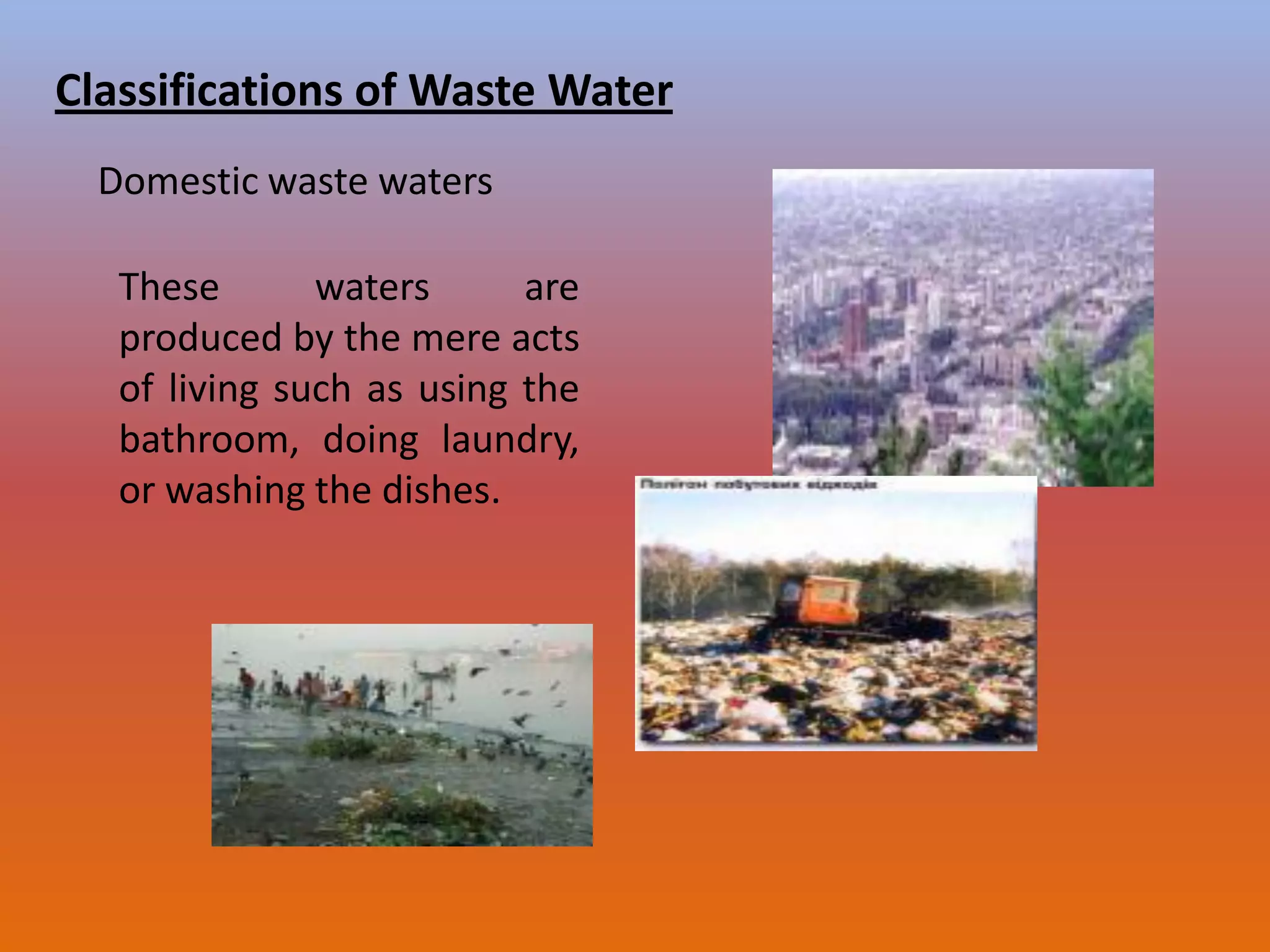 Lecture 13 - types and characterization of waste water | PDF