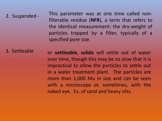 Lecture 13 - types and characterization of waste water | PDF