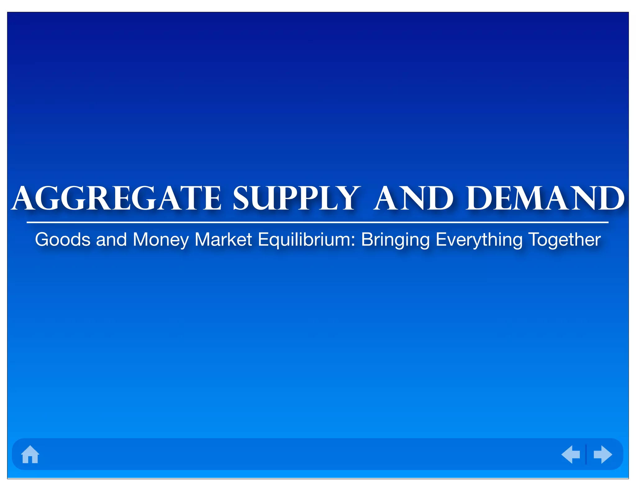 Macroeconomics: Aggregate Demand and Supply | PDF