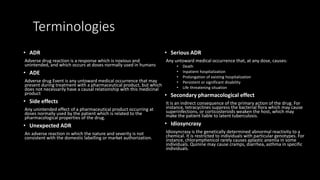 Adverse drug reactions | PPTX