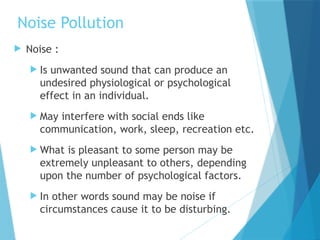 Lecture 13 (Air and Noise Pollution and their Control) (1).pptx