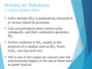 Lecture 13 (Air and Noise Pollution and their Control) (1).pptx