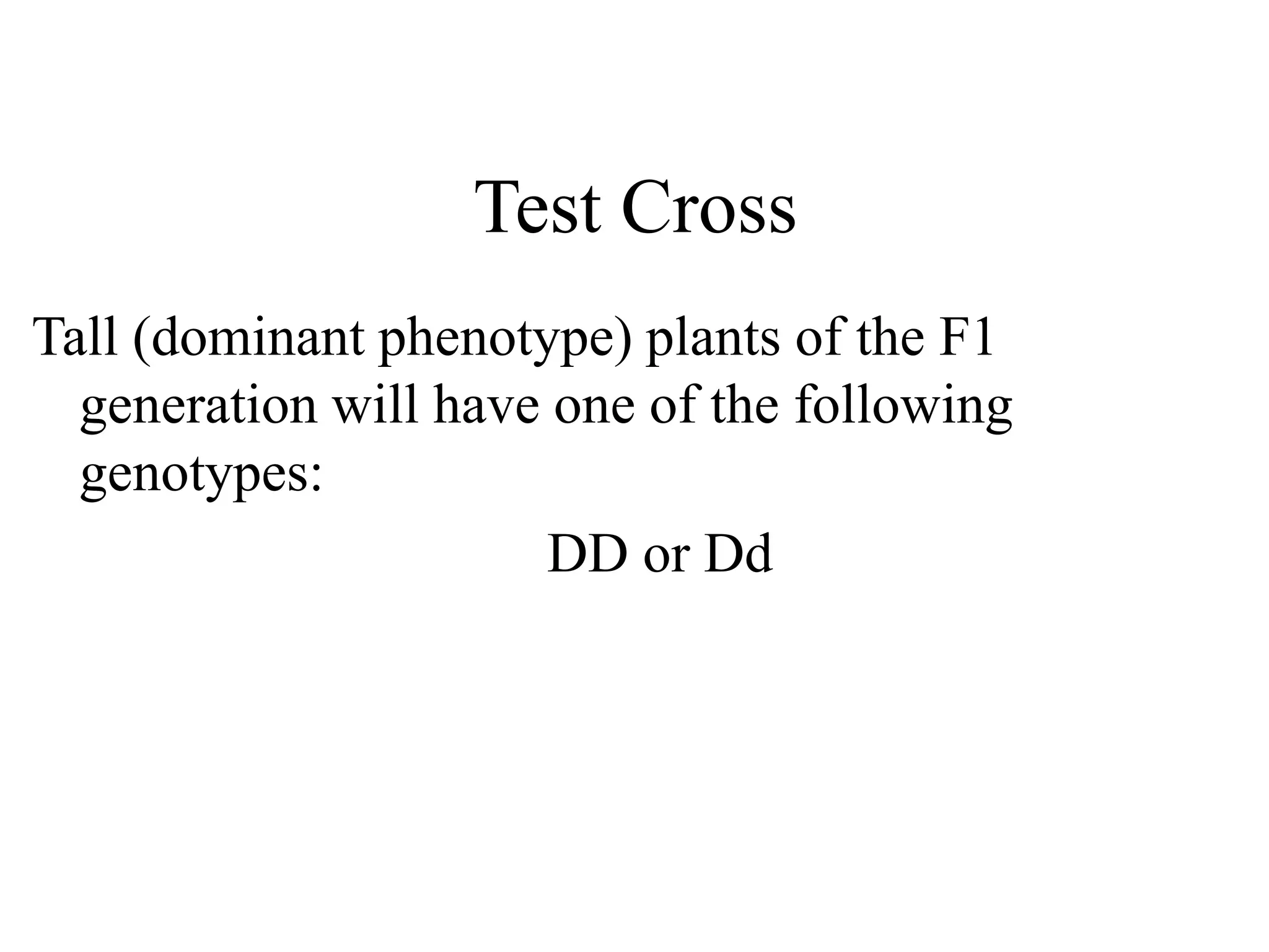 Test Crosses | PPT