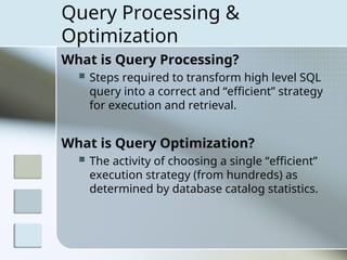 Lecture 13 database DDB-Query Optimization1.ppt