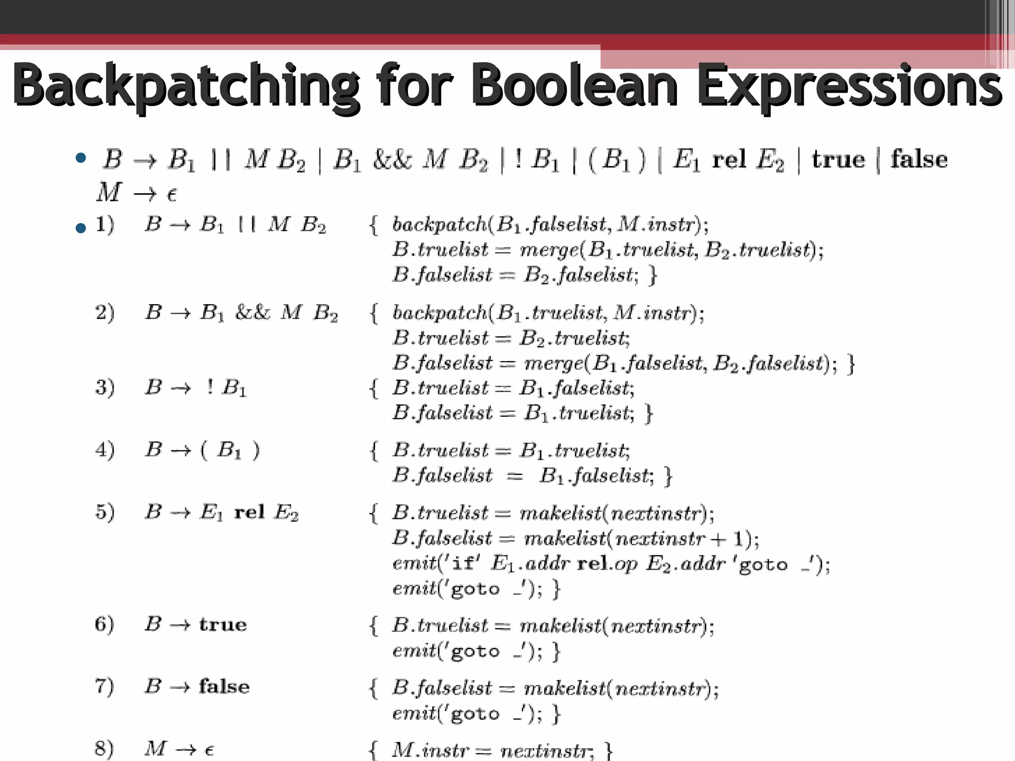Lecture 13 Intermediate Code Generation 2pptx Programming Languages Computing