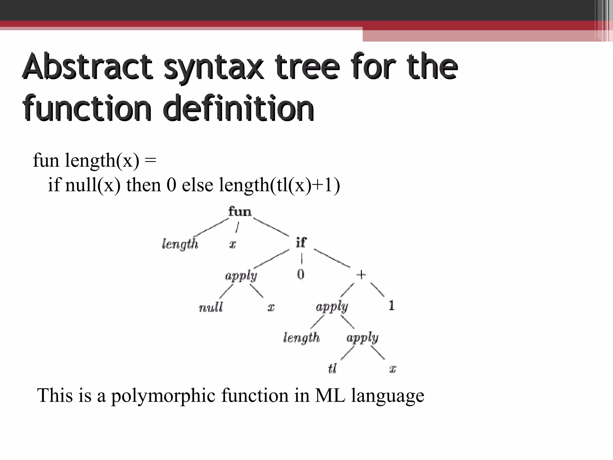 Lecture 13 Intermediate Code Generation 2pptx Programming Languages Computing