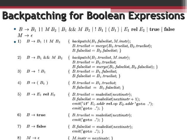 Lecture 13 intermediate code generation 2.pptx | Programming Languages | Computing