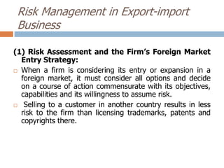 Lecture 13 _Ms.Hong An_Risk Management in Import Export Business (no ...