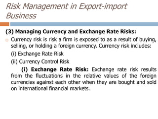 Lecture 13 _Ms.Hong An_Risk Management in Import Export Business (no ...