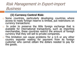 Lecture 13 _Ms.Hong An_Risk Management in Import Export Business (no ...